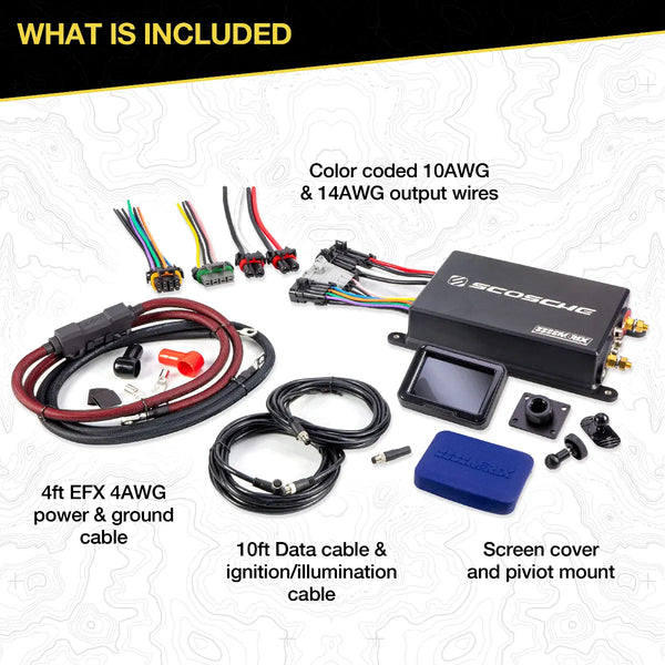 Scosche M8RIX - Power Management System with Touchscreen Control Panel ...